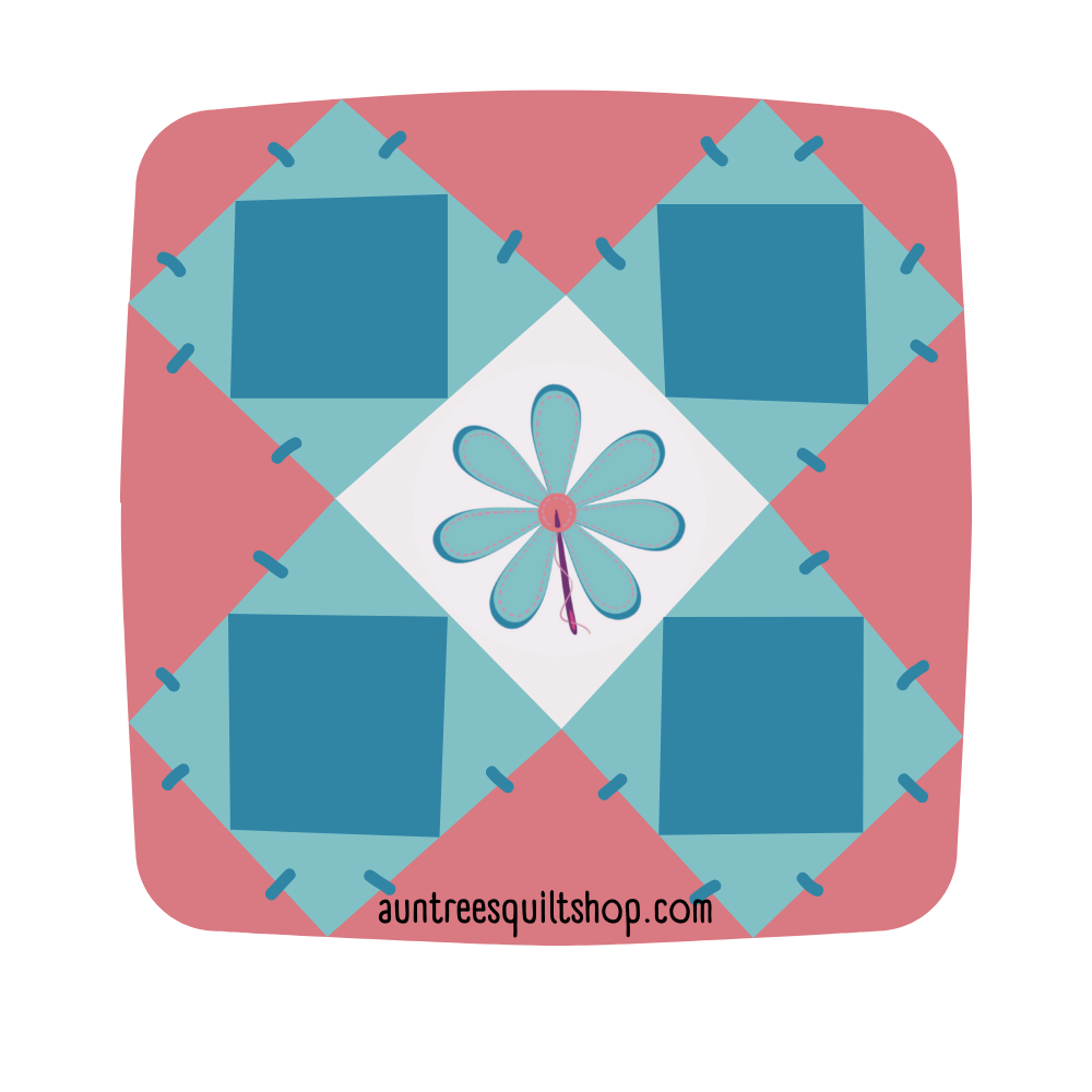 ARQS Logo-Quilt Block 2" Sticker – Aunt Ree's Quilt Shop