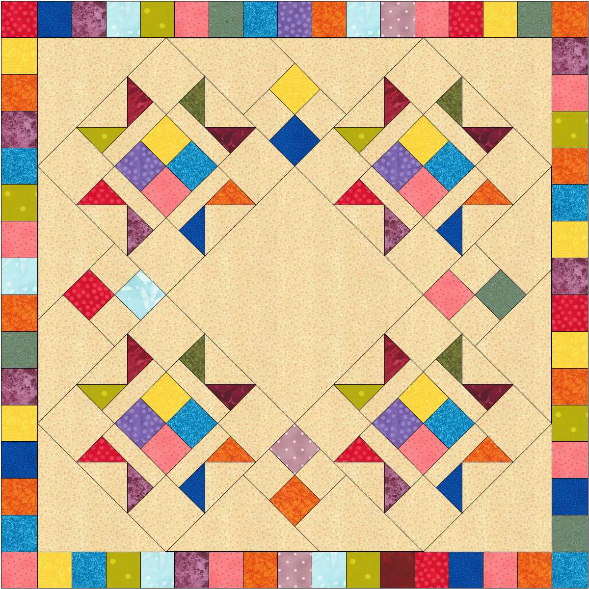 Pop Stars Quilt Pattern PDF Download – Aunt Ree's Quilt Shop